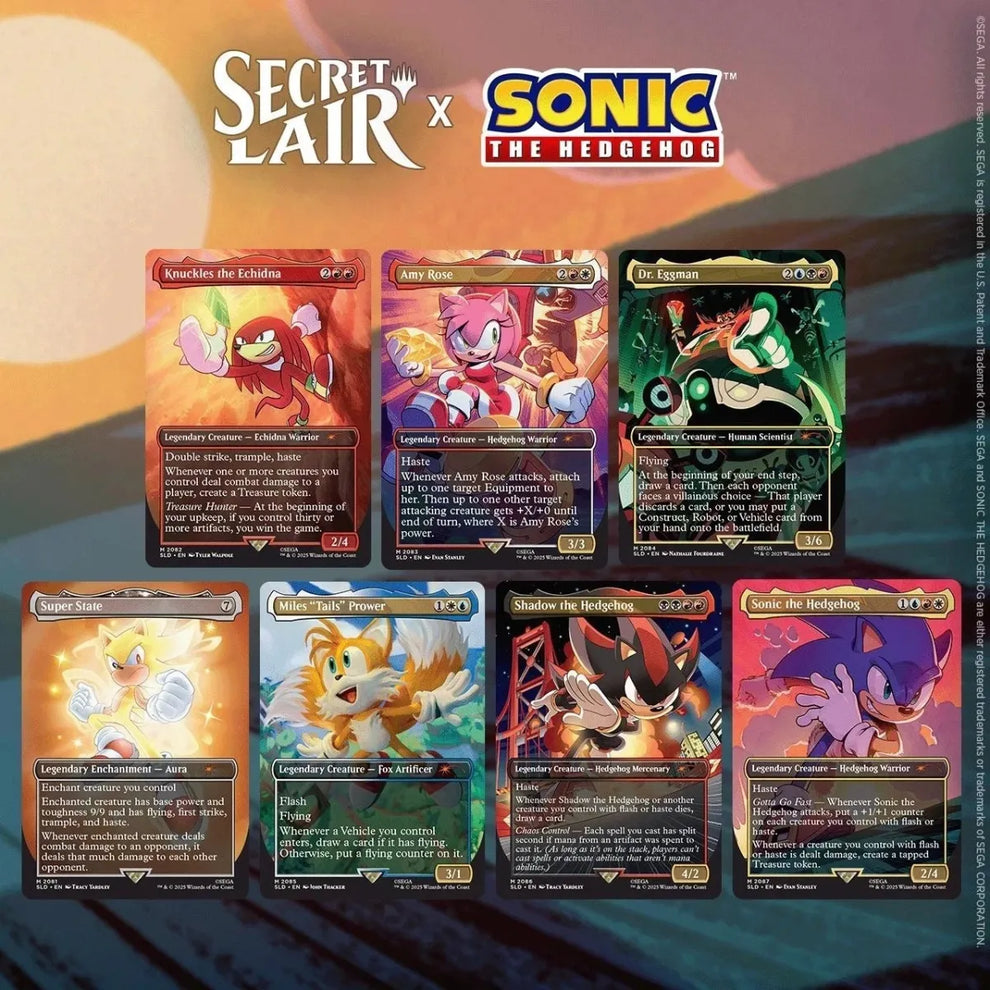Secret Lair Drop Series: The Sonic Superdrop: Secret Lair x Sonic: Fri ...